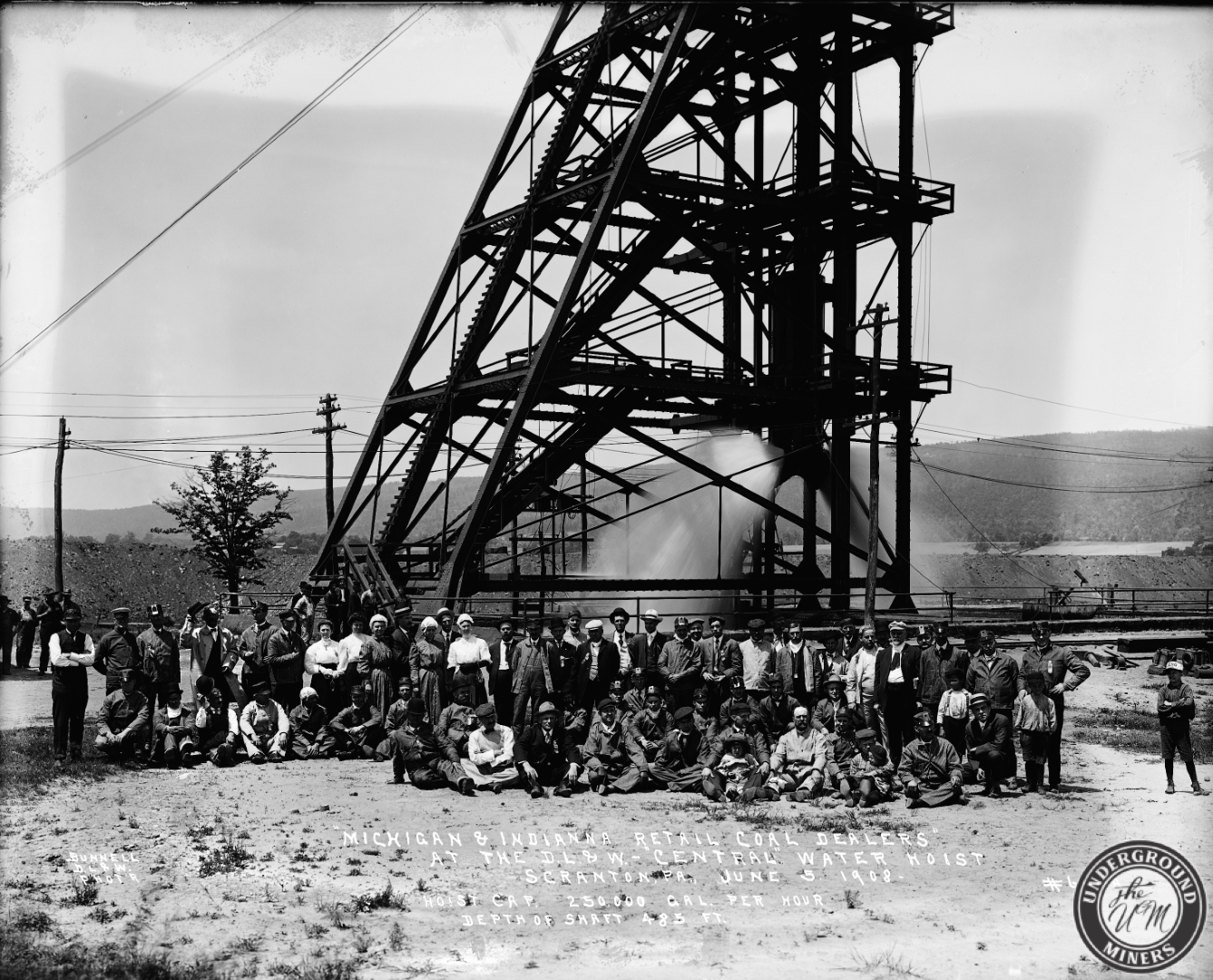 Central Water Shaft – Underground Miners
