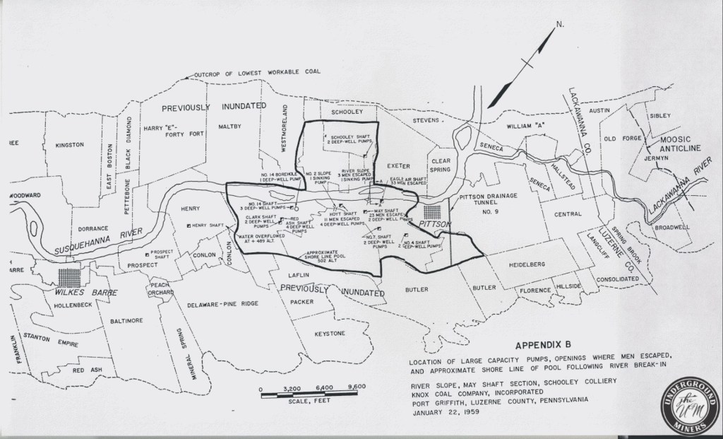 Knox Mine Disaster – Underground Miners