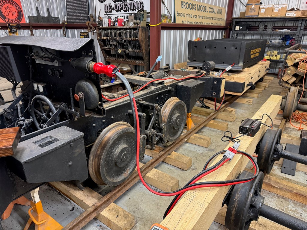 4-Ton Whitcomb Electric Storage Battery Locomotive – Underground Miners